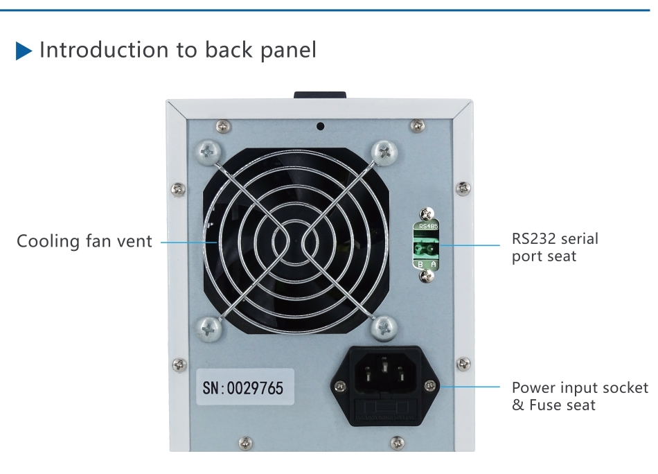 eTM-1003PL, Programmable DC Bench Power Supply 0-100V 0-3A with 4 ...